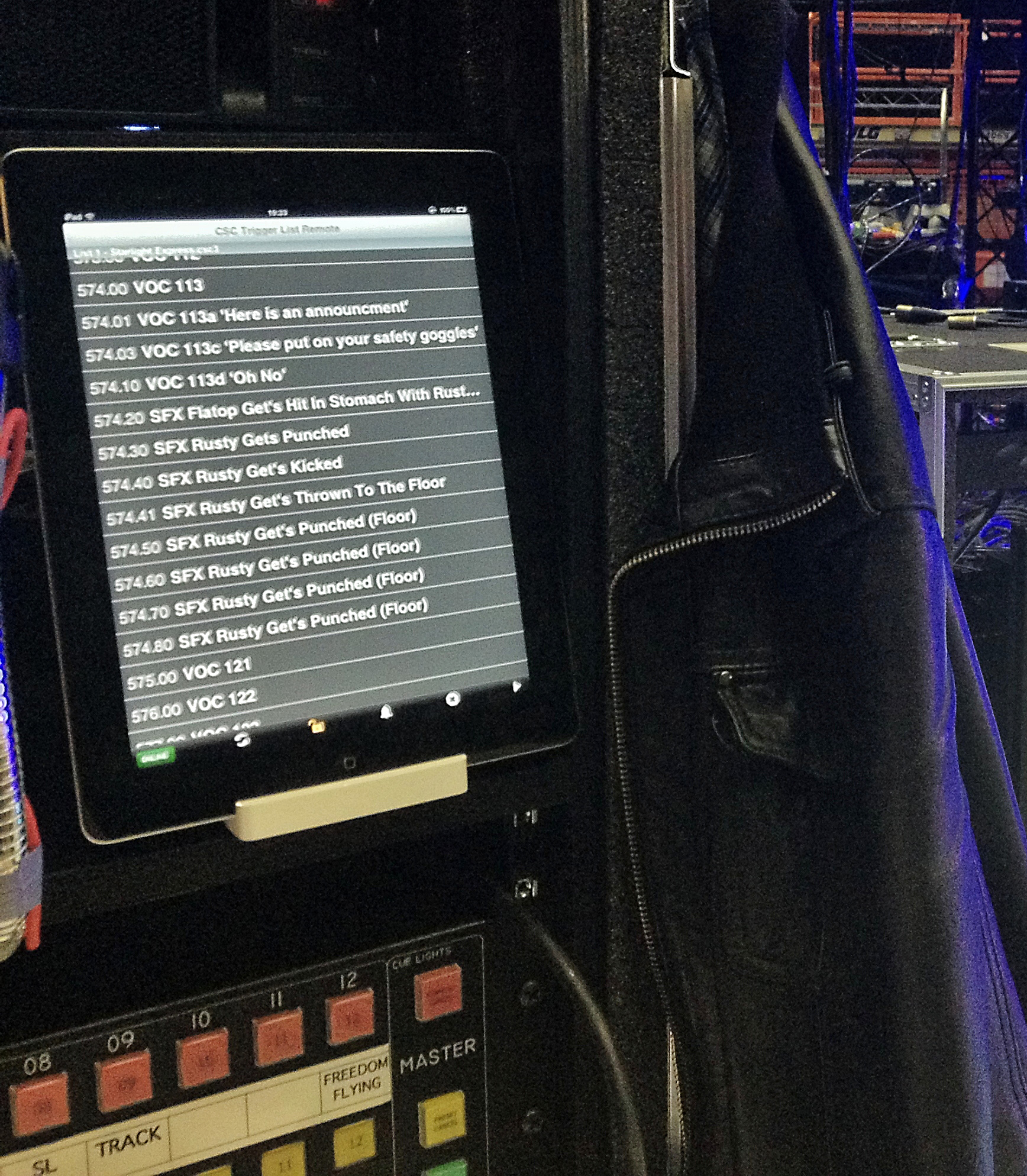 New iPad App for CSC Show Control - Orbital Sound - Audio and ...