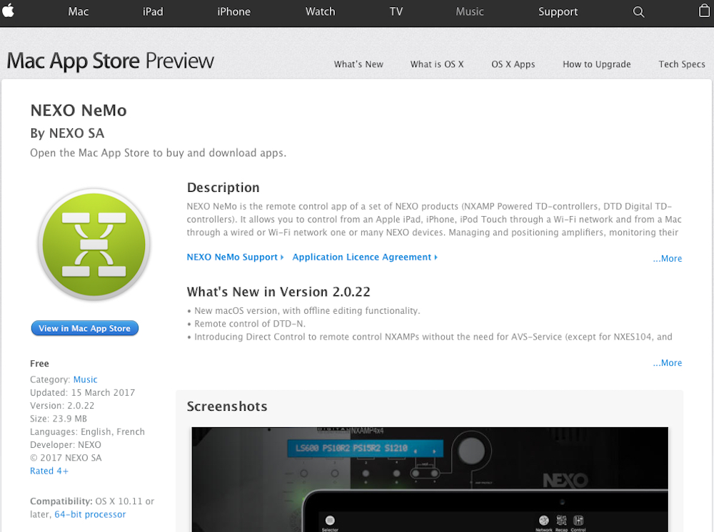 NEXO NeMo - Version 2.0 available for macOS and iOS - Orbital Sound ...